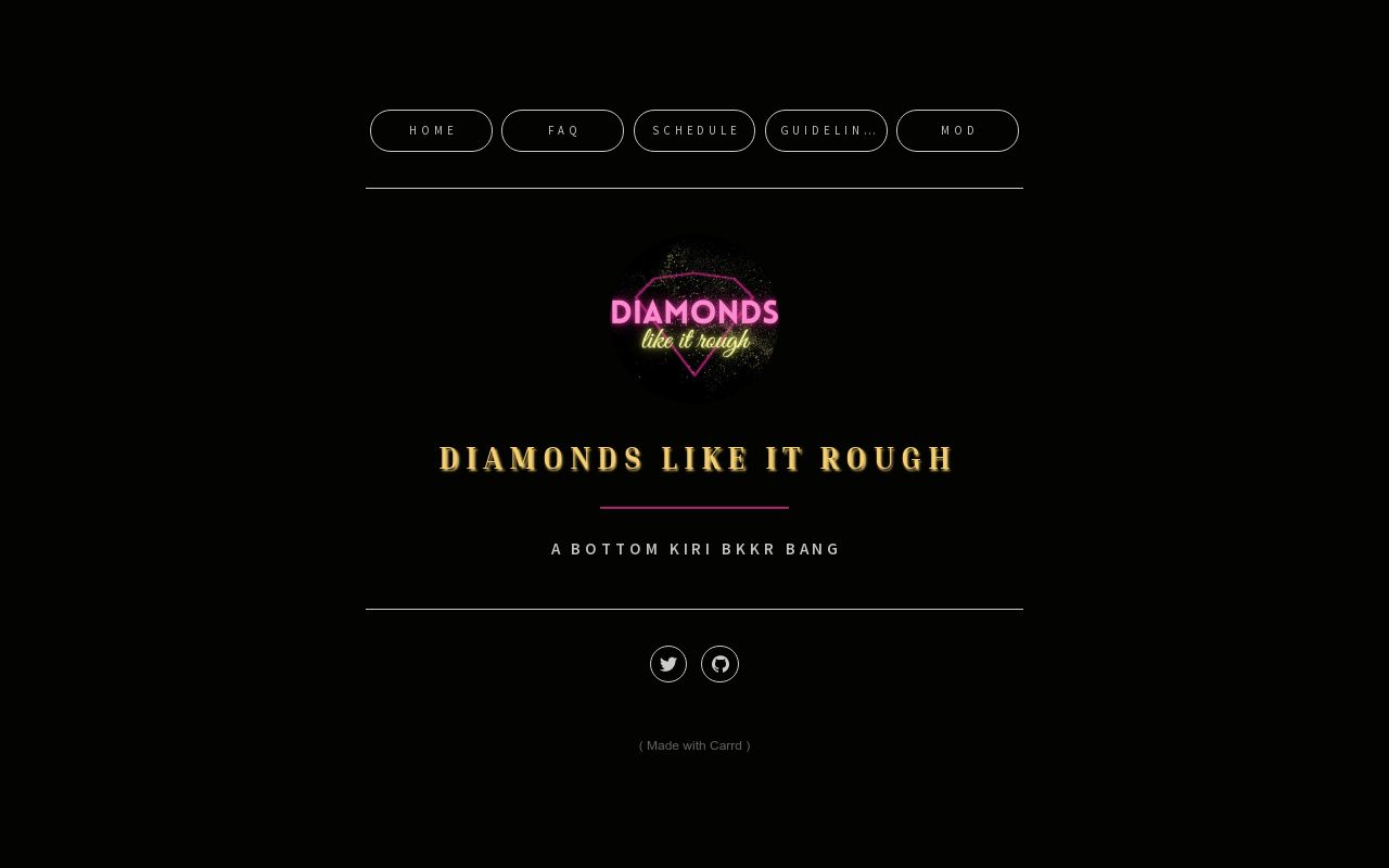 Diamonds Like It Rough